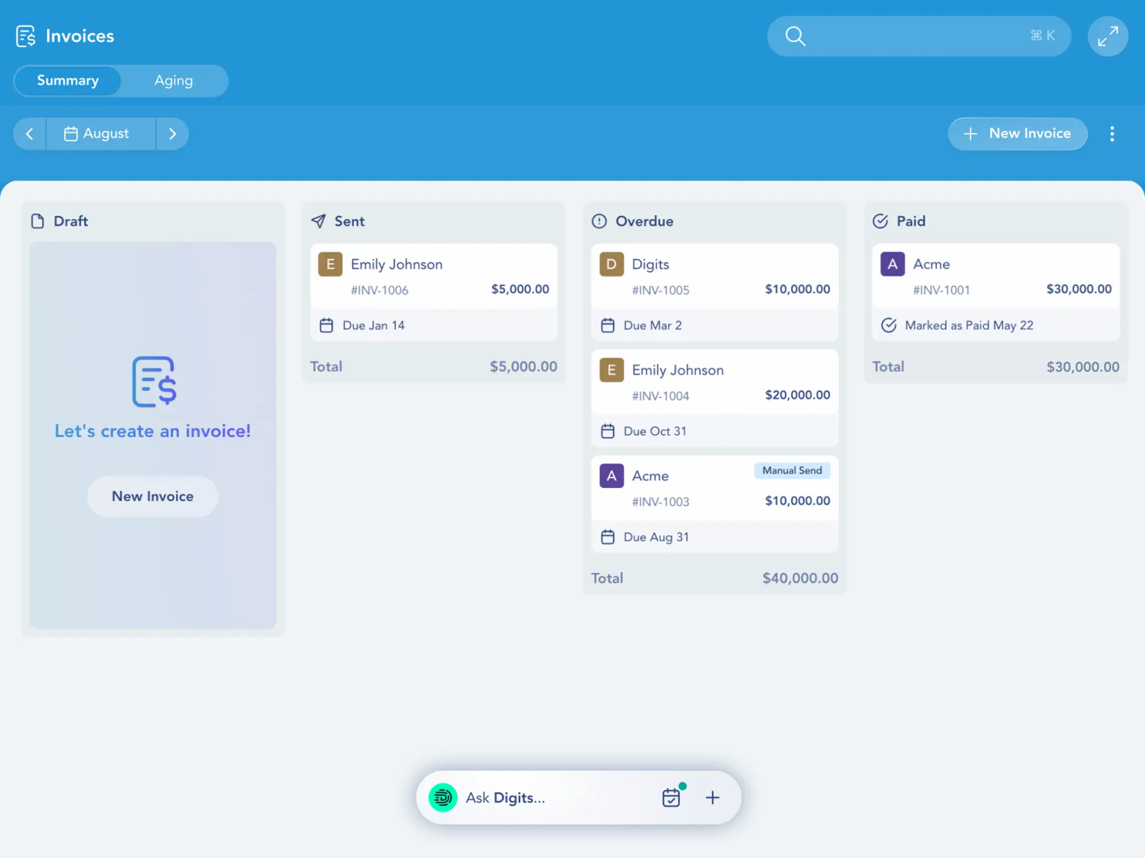 Digits - AI-Native Accounting Software